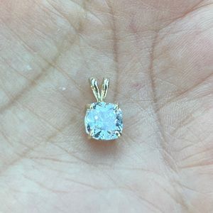 Jewelry | 2ct 3ct 3ct Cushion Rabbit Bail Pendant | Poshmark